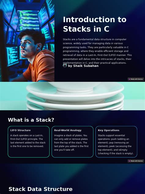 Stacks In C Implementation And Applications Pdf Computer Science