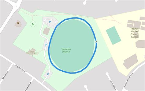 Thomas Mitchell Primary School In Victoria Walking Map