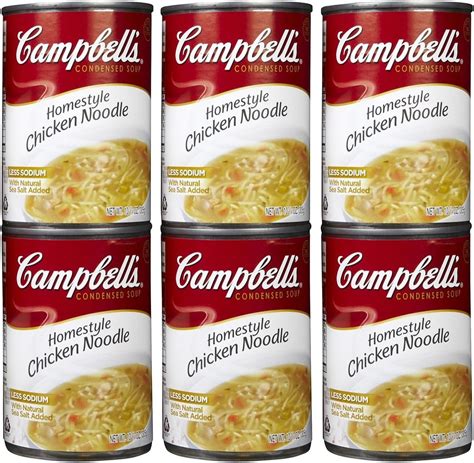 Campbells Homestyle Chicken Noodle Soup 10 75 Ounce Can