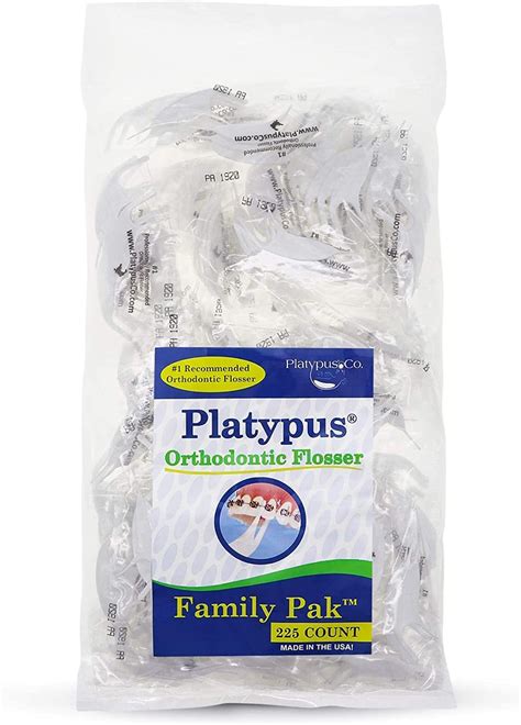 Platypus Ortho Flossers 225bag Bulk Pack Amazonca Health