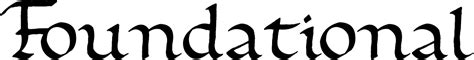 Foundational Font
