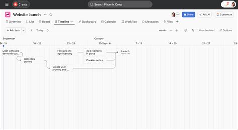 Critical Path On Timeline