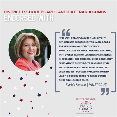 Nadia Combs M Ed On Linkedin Votenadiacombs Hillsboroughschoolboard Electeducators