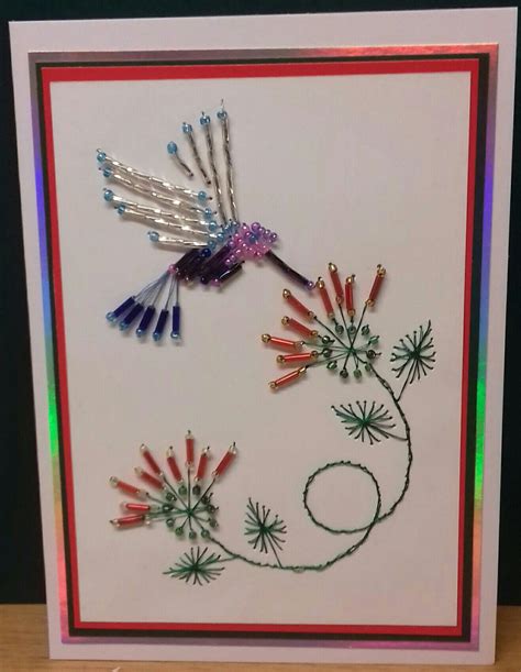 Beading Pattern From Stitching Cards Card Pattern Beading Patterns Hand Sewing Stitching