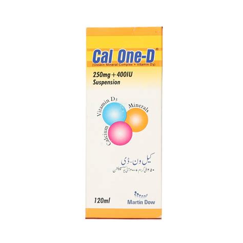 Cal One D Syrup 120ml Medimartpk