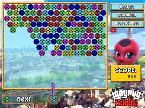 Miraculous Ladybug Bubble Play Online On Flash Museum 🕹️