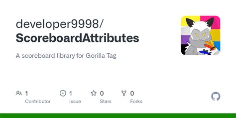 Github Developer9998scoreboardattributes A Scoreboard Library For Gorilla Tag