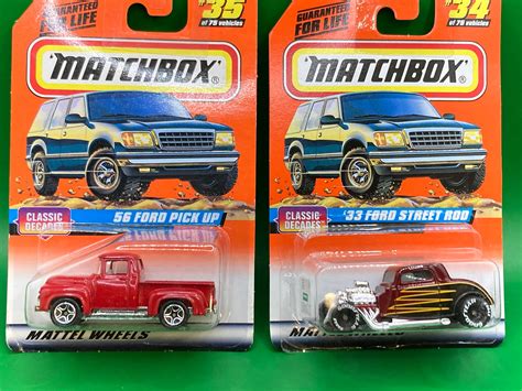 Matchbox Classic Decades Series 5 Complete Set Of 10 Extras Etsy