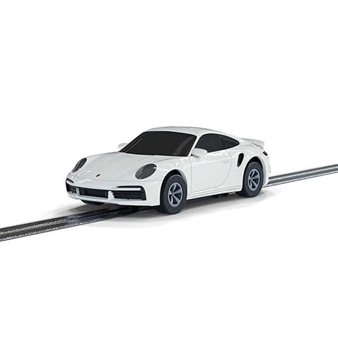 Micro Scalextric Porsche 911 Turbo Car White 164 G2214 Model Universe