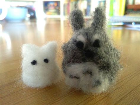 Ghibli Needle Felt First Attempt Needle Felting Ghibli Felt