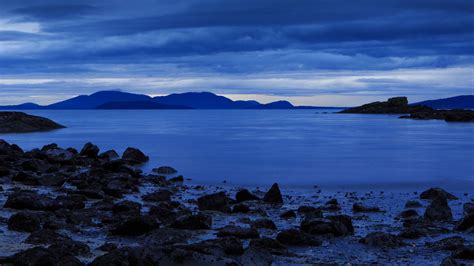 Download Wallpaper 2560x1440 Bellingham United States Shore Stones