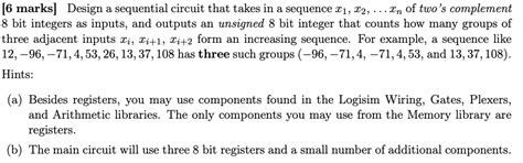 Solved Design A Sequential Circuit That Takes In A Sequence X1 X2