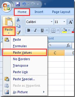 How To Remove All Formulas From A Range Or A Worksheet In Excel