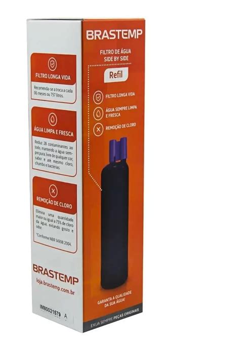 Filtro De Agua Side By Side Brastemp Brs62c Br906ax Purificar