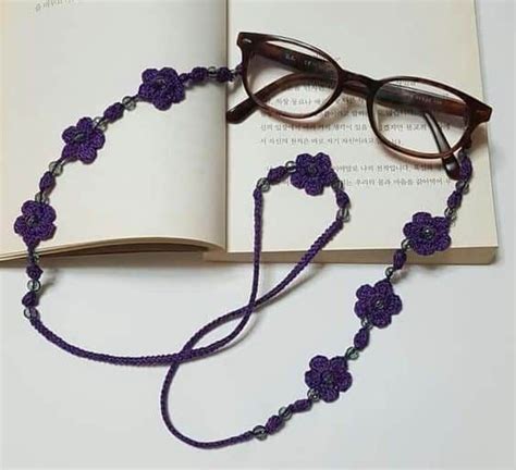 Stylish And Functional Crochet Cords For Glasses