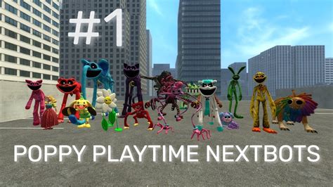 Chasing Poppy Playtime Nextbots In Gmod 1 Youtube
