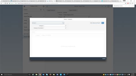 Sapui5 How To Hide Advance Search By Defalt In Smartfield Value Help