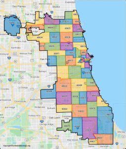 Chicago Zip Code Map Chicago Map By Zip Code