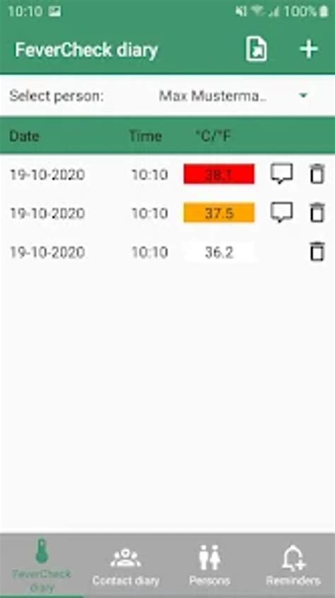 Body Temperaturefever Tracker For Android Download