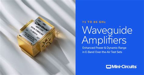 E Band Waveguide Amplifiers Mini Circuits E Band Waveguide Amplifiers Mini Circuits