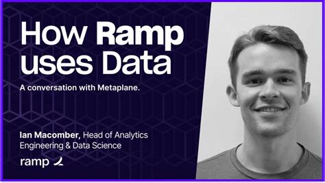 Were Very Excited To Be Hosting Ian Macomber Head Of Analytics Engineering And Data Science