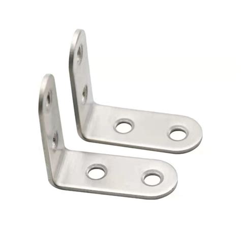 10pcs Stainless Steel Angle Bracket 90 Degrees Cabinet Bracket Corner