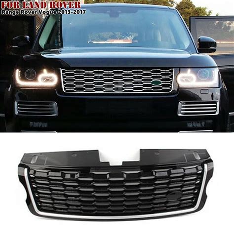 Glossy Black Car Front Bumper Grille For Land Rover Range Rover Vogue