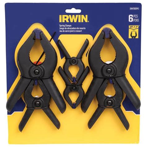 Irwin 6 Pack Spring Clamps Irht83241 Blains Farm And Fleet