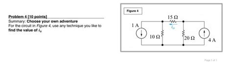 solved figure 4 15 Ω problem 4 [10 points summary choose