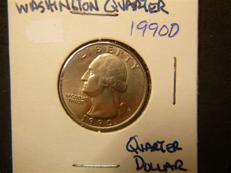 1990 D Washington Quarters For Sale Buy Now Online Item 634590