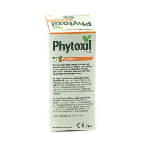 Phytoxil Sirop Pour La Toux Sèche Ou Grasse Thym Plantain Et Miel