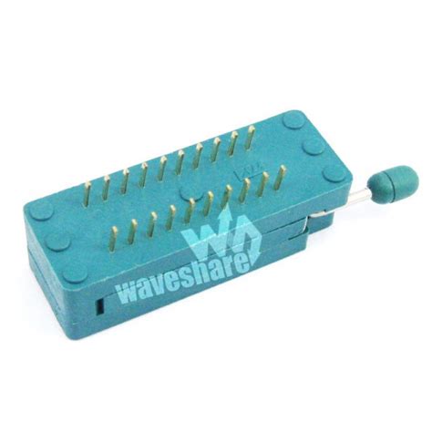 Dip 20 Pin Zif Socket Green Ic Test And Burn In Socket For Dip20 Package