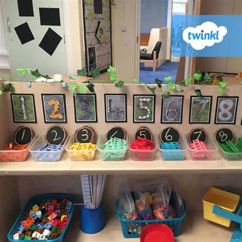 Natural Number Line Display Pack With Colourful Numicon For Educational