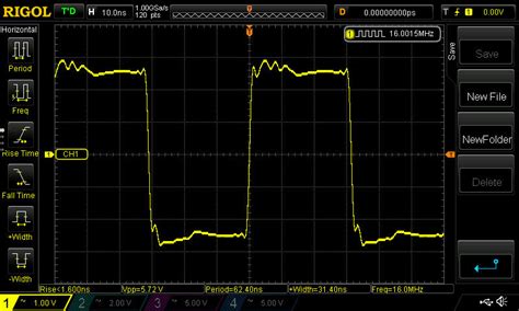 Improving Waveform Shape In Discrete Pierce Oscillator With Schmitt