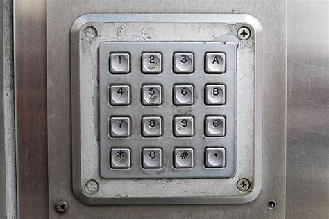 Circular Keypad Numbers For Passcode Entry White Touch Black Vector