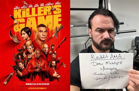 Hey Rmovies Im Drew Mcintyre Wwe Wrestler And Actor Im Making My