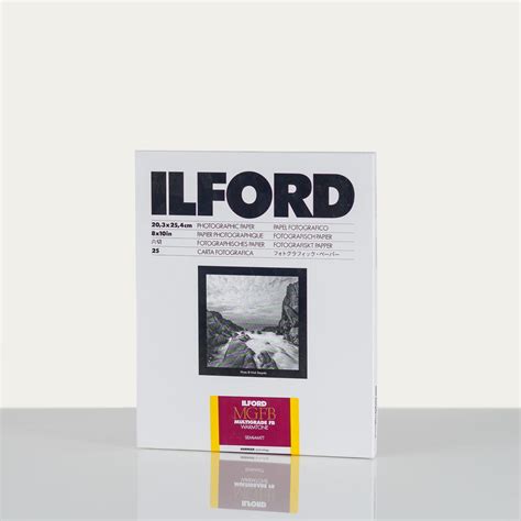 Ilford Multigrade Fb Warmtone Mgfbwt24k Semi Matt 20 3x25 4cm 25 Sheets