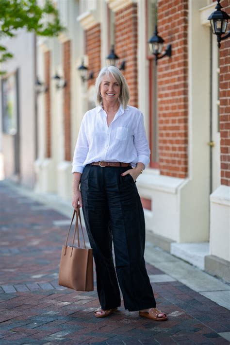 3 Ways To Style Classic Black Linen Trousers Dressed For My Day