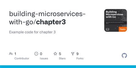 Github Building Microservices With Go Chapter Example Code For Chapter