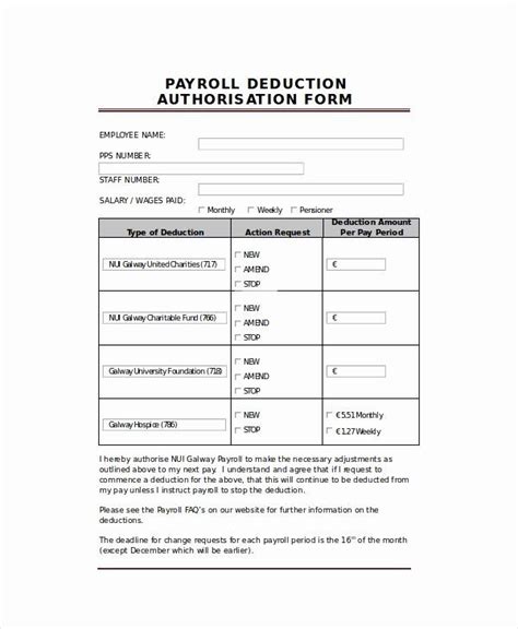 Payroll Discrepancy Form Template Please Fax The Completed Form To The Payroll Dept At 604 294