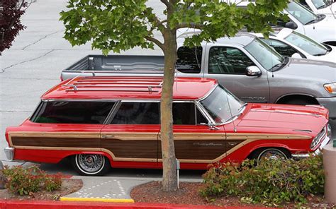 1963 Ford Country Squire Wagon Red Fvr Lake Arrowhead Flickr