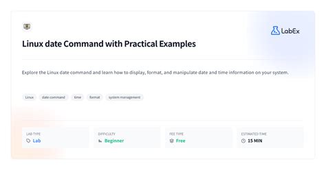 Linux Date Command With Practical Examples Labex