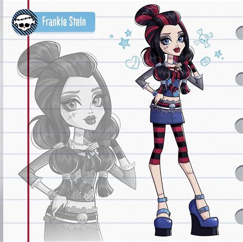 Pin De Kristen Ross En Monster High Art Dibujos Animados Bonitos