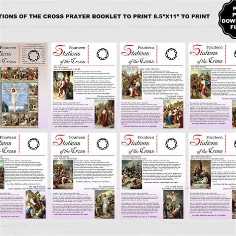 Stations Of The Cross Images Black And White Etsy