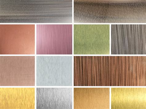 Brushed Aluminum With Many Different Styles