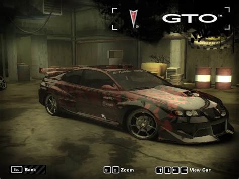Pontiac Gto By Firebolt660 Need For Speed Most Wanted Nfscars
