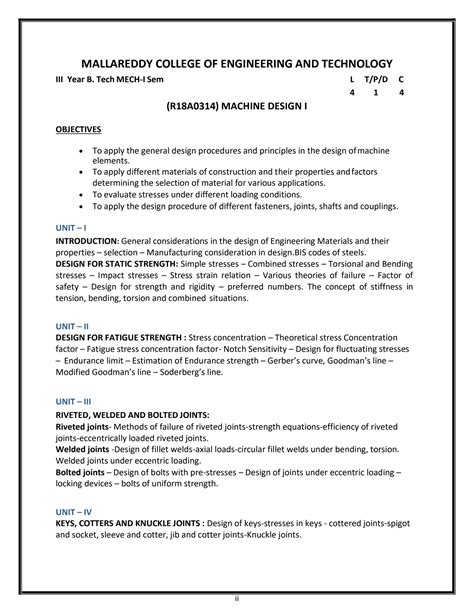 Solution Machine Design I Studypool