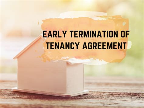 Early Termination Tenancy Agreement Sle Letter Pdf
