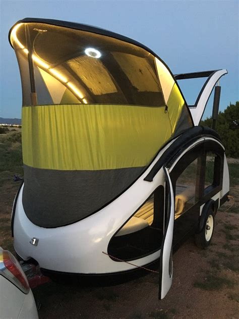 Ultralight Teardrop Trailer Made From Chicken Feathers Modern