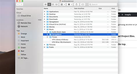 Where Are Garageband Files Instruments And Lessons Stored Producer